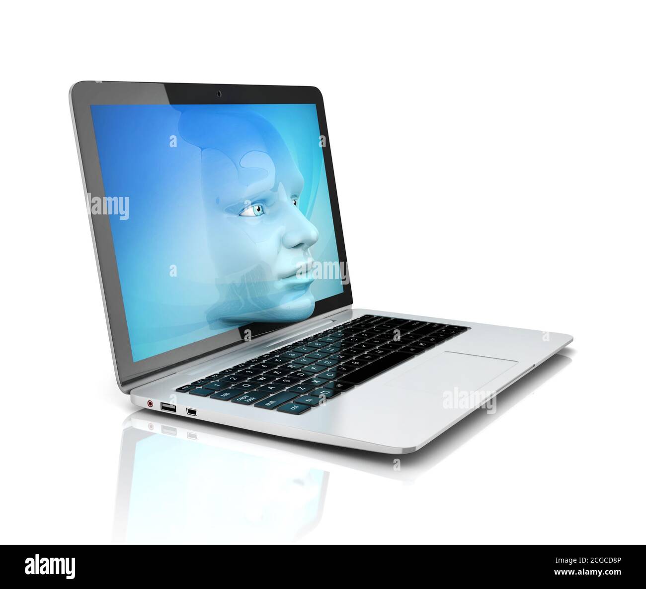 Computer generated face hi-res stock photography and images - Alamy
