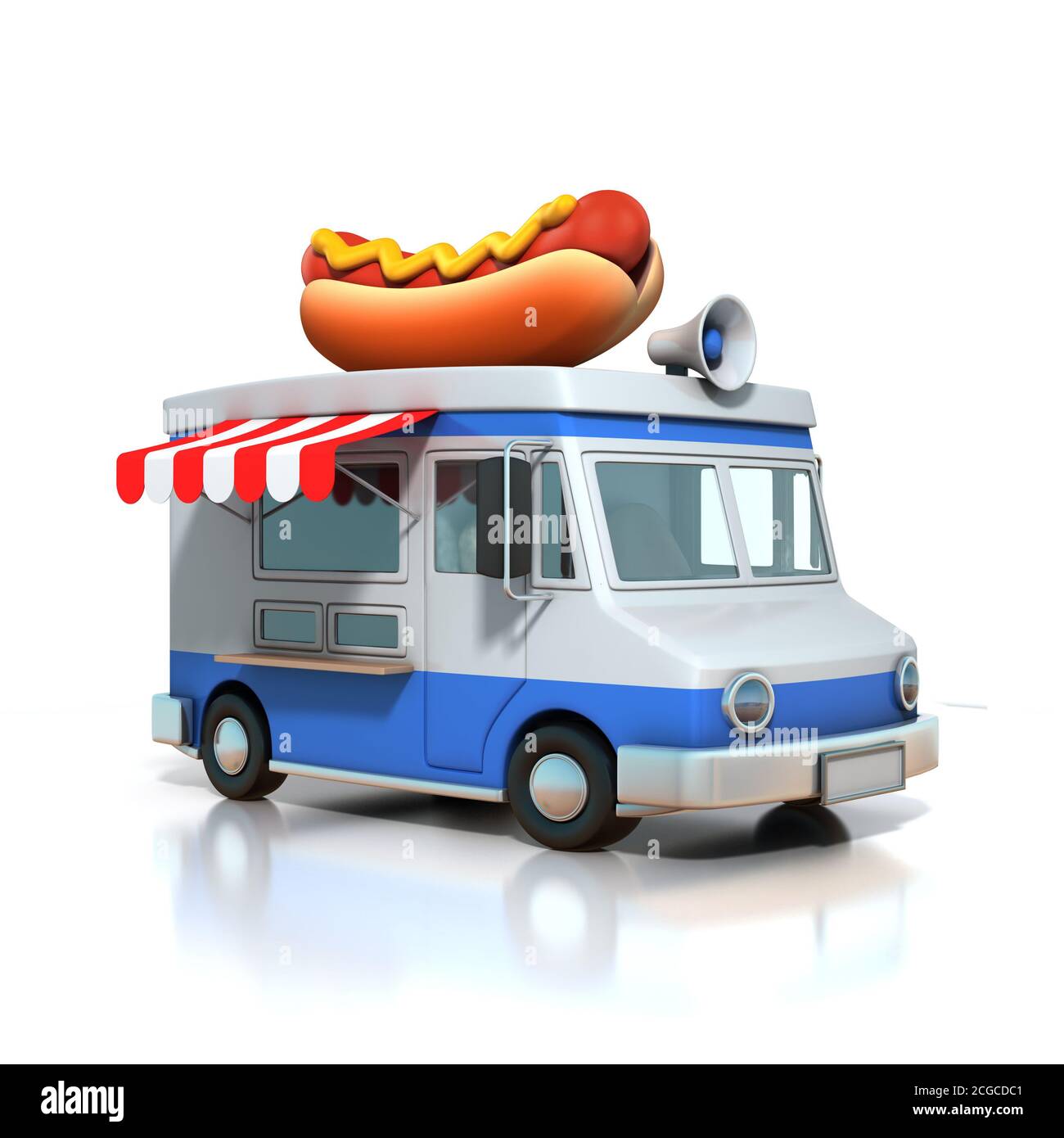 Hotdog van Cut Out Stock Images & Pictures - Alamy