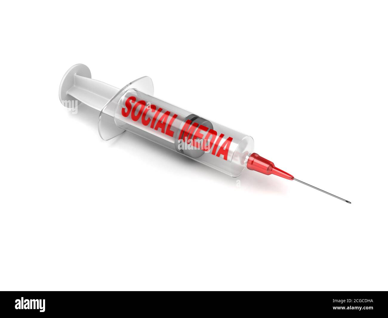 social media addiction 3d concept Stock Photo - Alamy