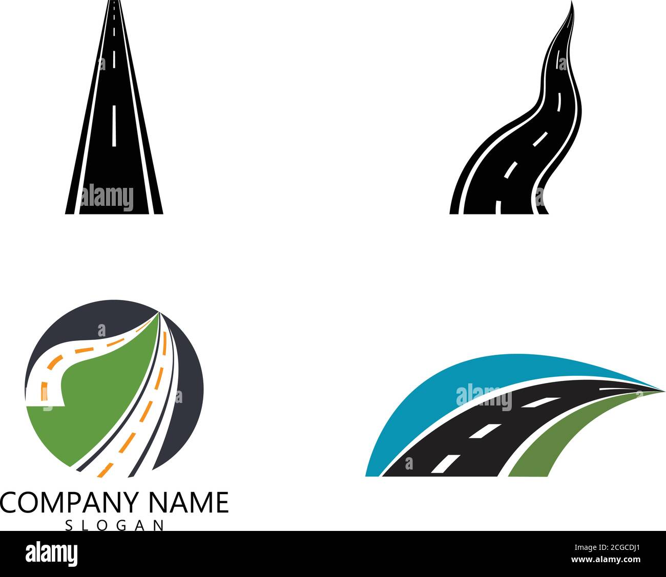 way logo vector template illustration Stock Vector Image & Art - Alamy