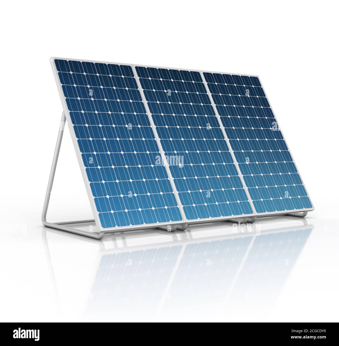 solar panel isolated on white background Stock Photo - Alamy