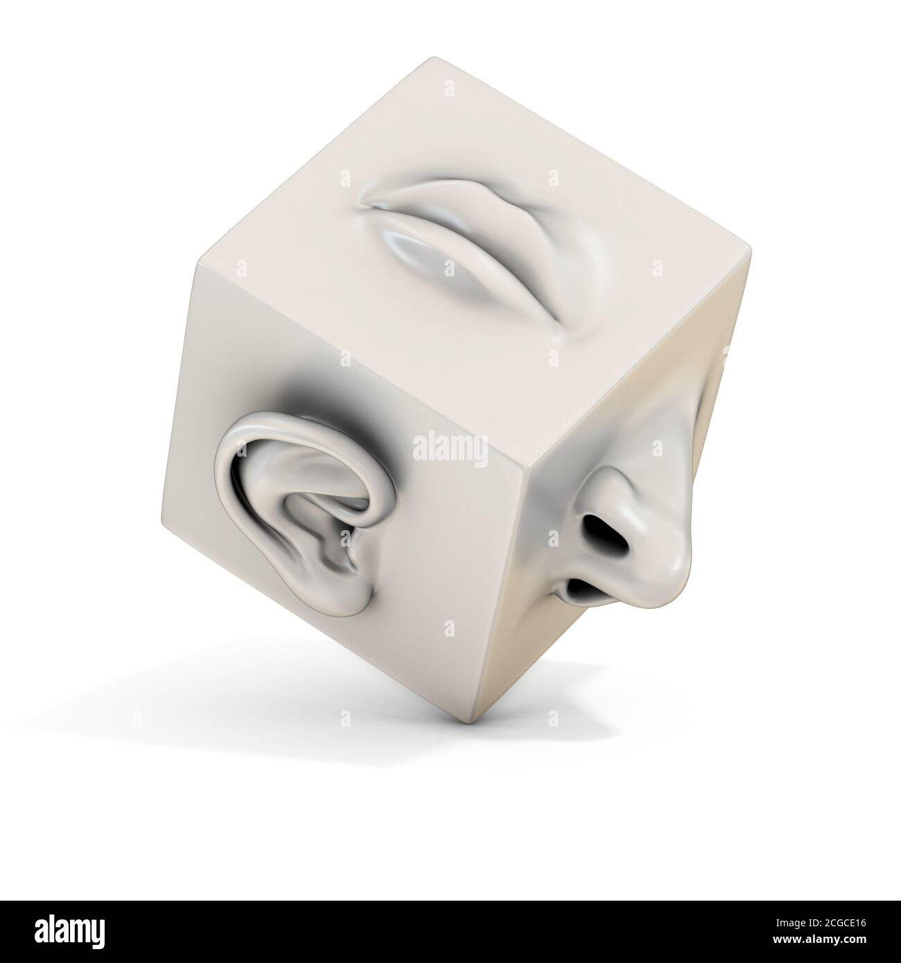 Nose ear hi-res stock photography and images - Alamy