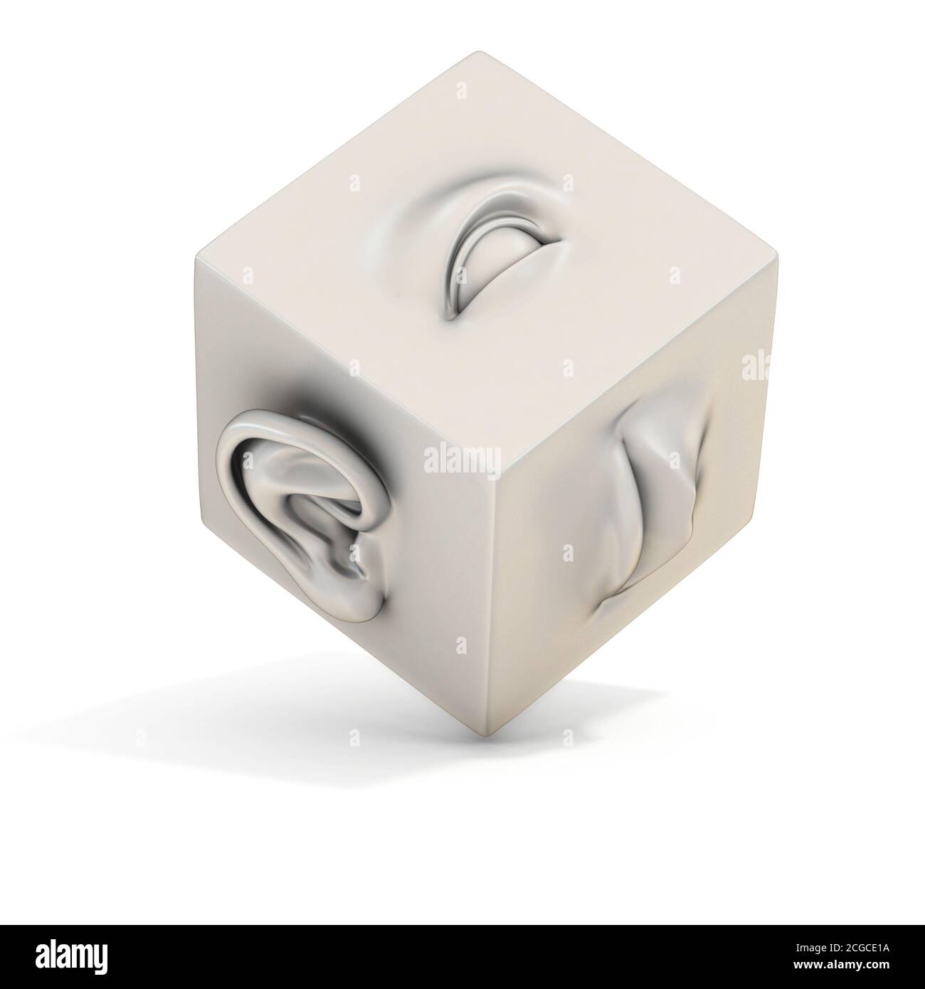 Abstract human head stylized Cut Out Stock Images & Pictures - Alamy