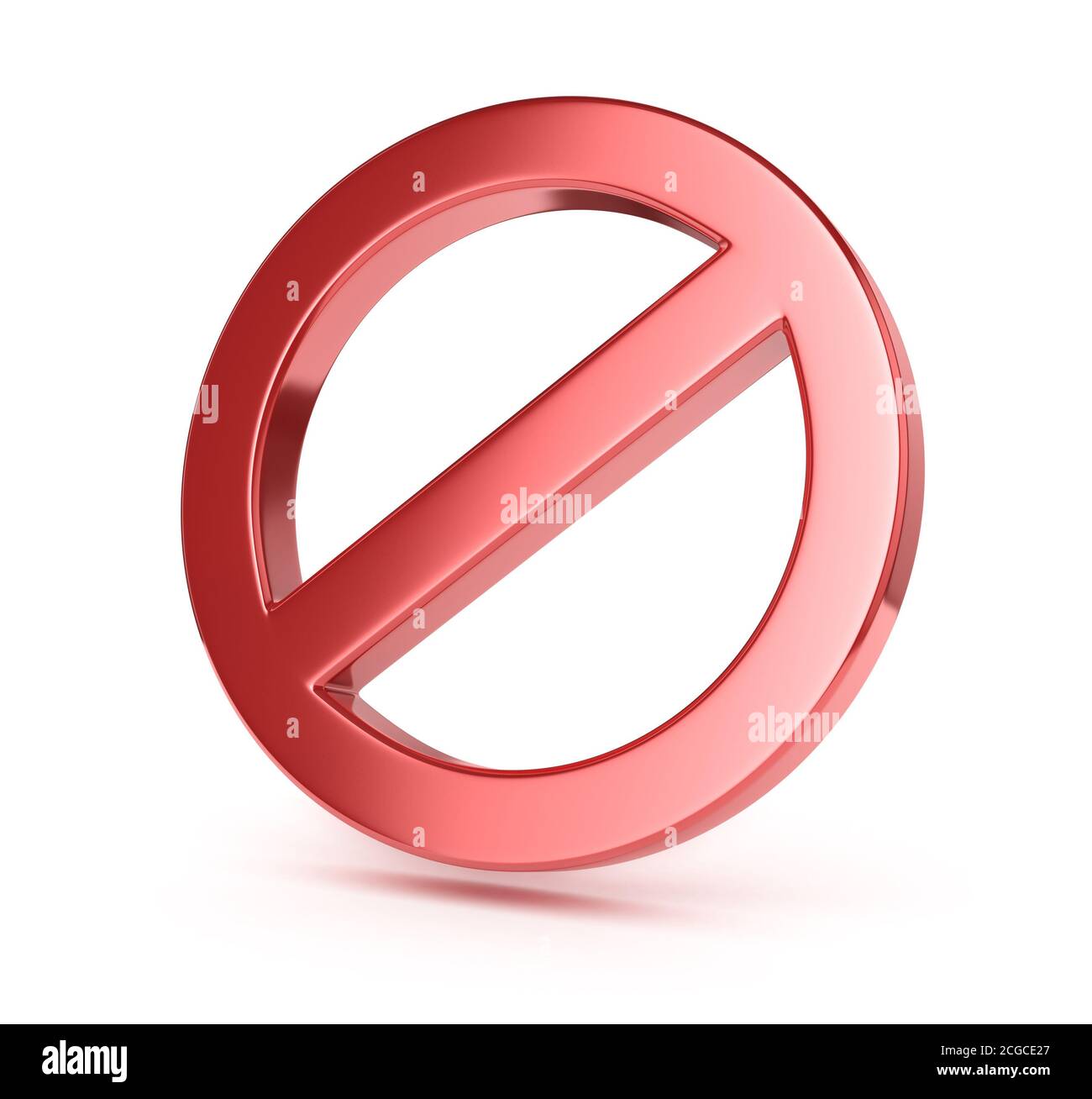 Blank prohibited road traffic sign hi-res stock photography and images ...