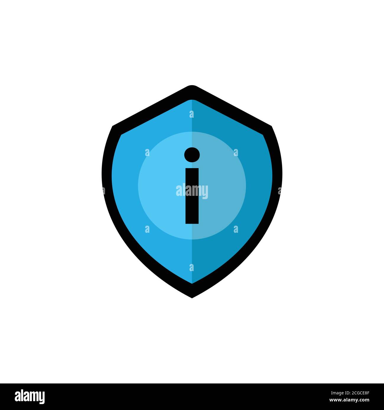 Security information flat icon. Design template vector Stock Vector ...