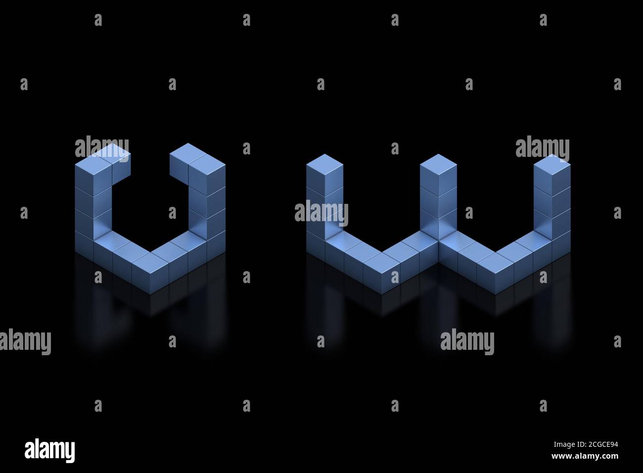 3d Square Letters High Resolution Stock Photography and Images - Alamy