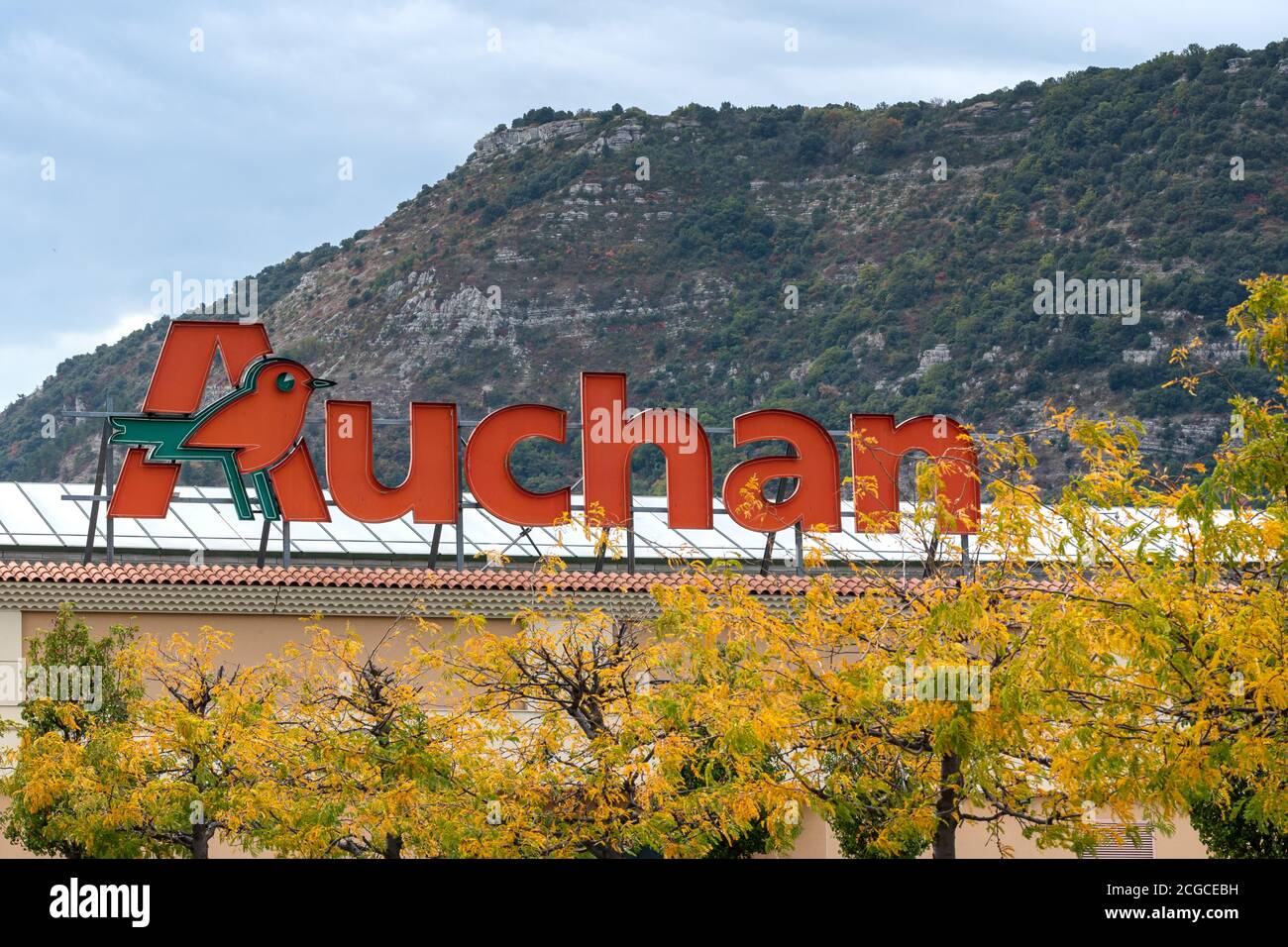 Auchan french supermarket store in hi-res stock photography and images ...