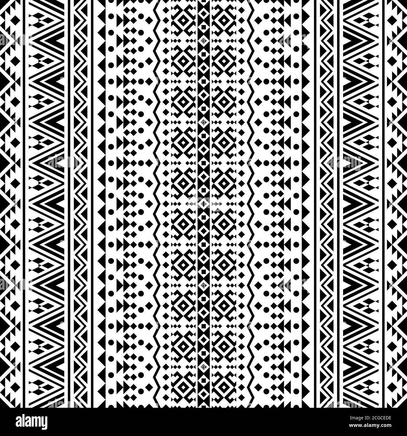 Ikat inca ethnic pattern traditional style logo design vector Stock ...