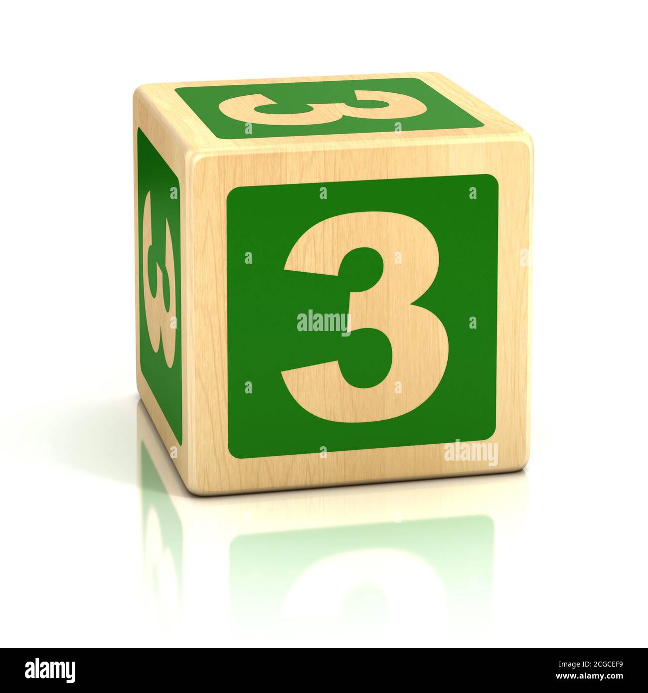 alphabet cubes 3d font number 3 Stock Photo - Alamy