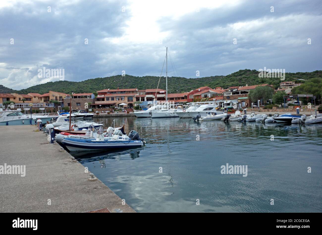 Budoni, Sardinia, Italy. Porto Ottiolu Marina Stock Photo - Alamy