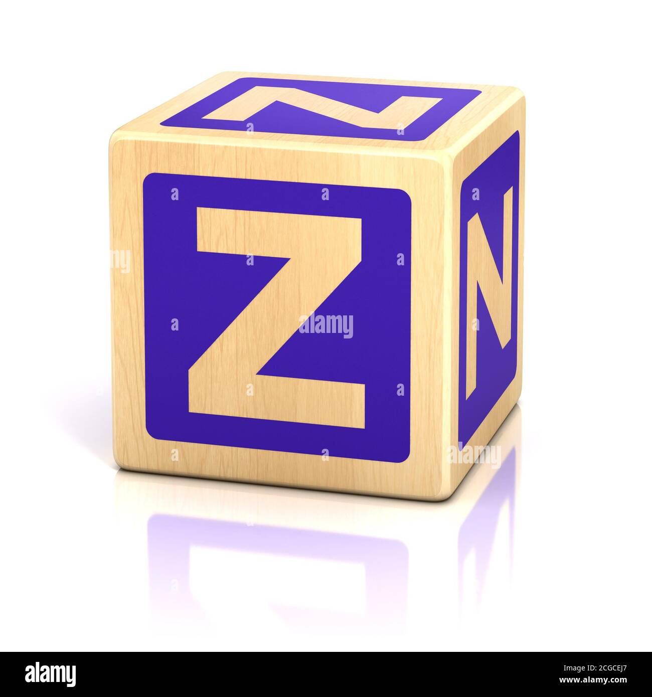 alphabet cubes 3d font letter Z Stock Photo - Alamy