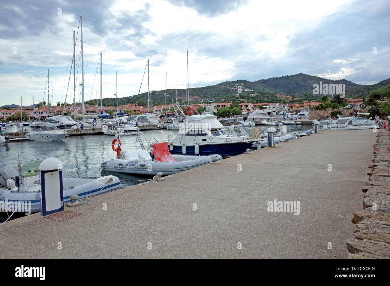 Budoni, Sardinia, Italy. Porto Ottiolu Marina Stock Photo - Alamy