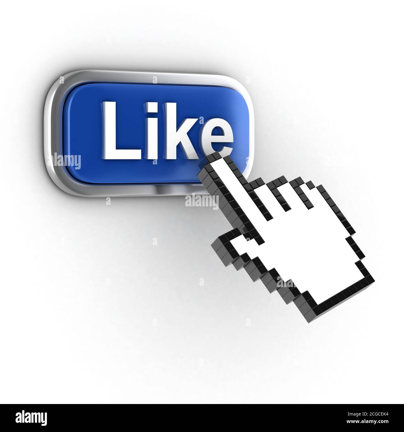 like 3d icon on white background Stock Photo - Alamy