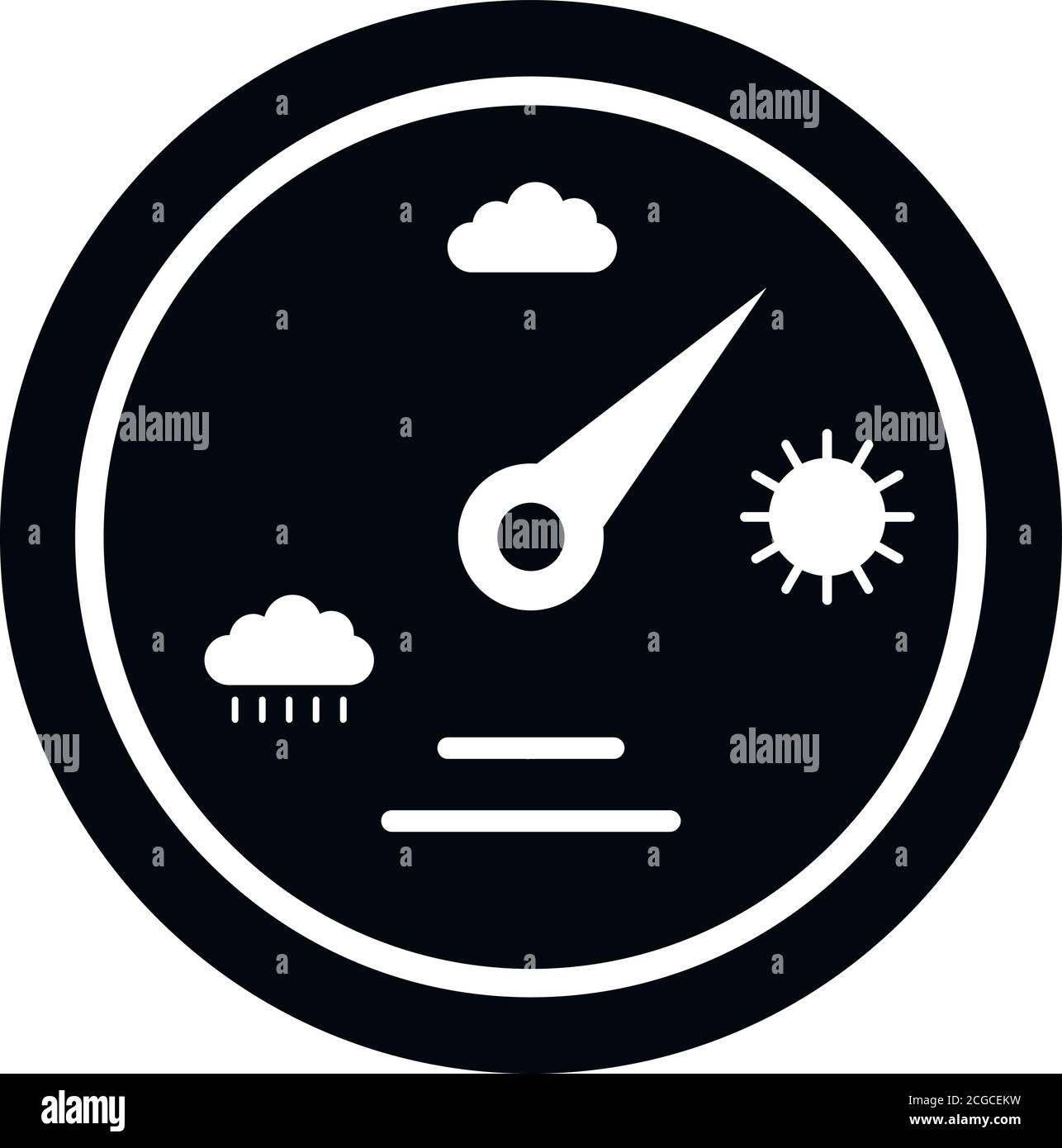 Barometer icon. Simple illustration of barometer vector icon for web ... Barometer icon. Simple illustration of barometer vector icon for web ...