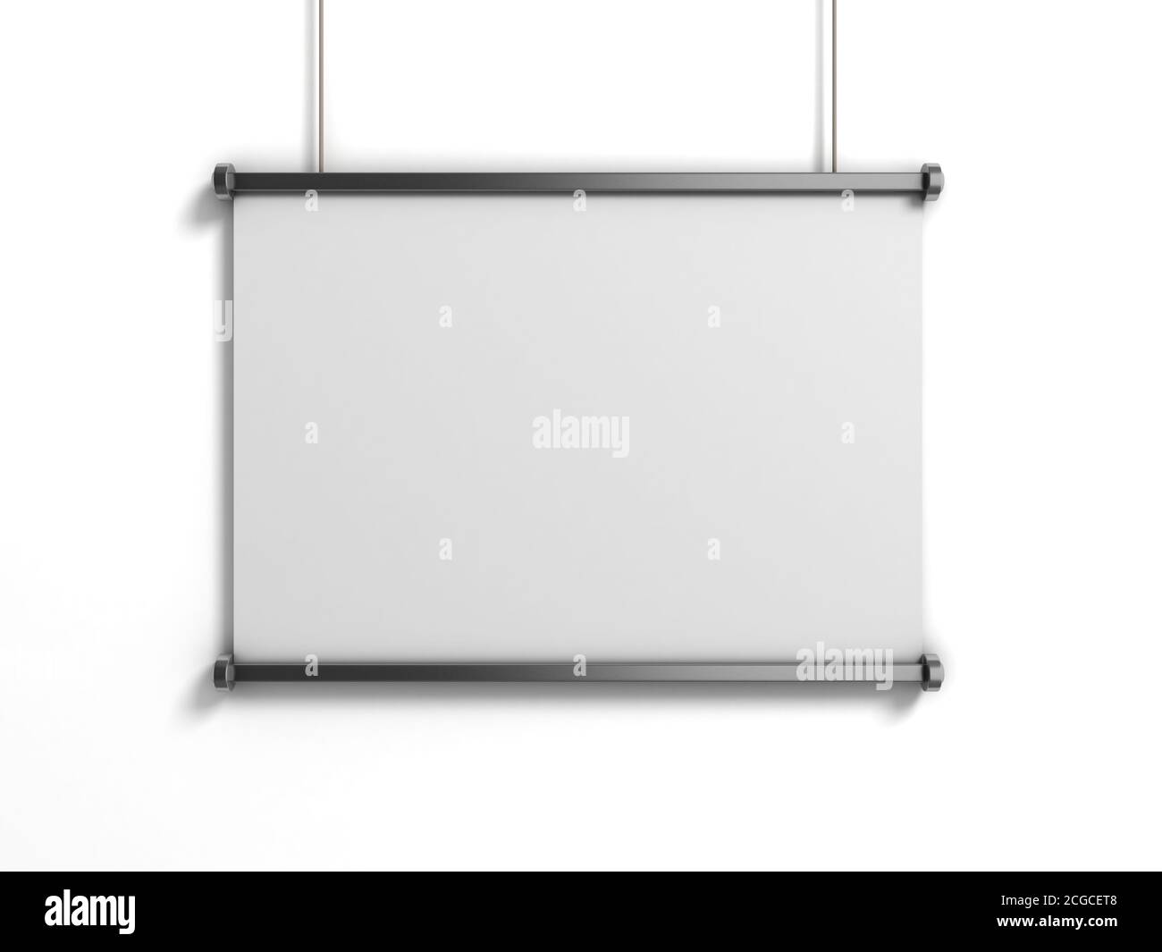 blank presentation board 3d rendering Stock Photo - Alamy