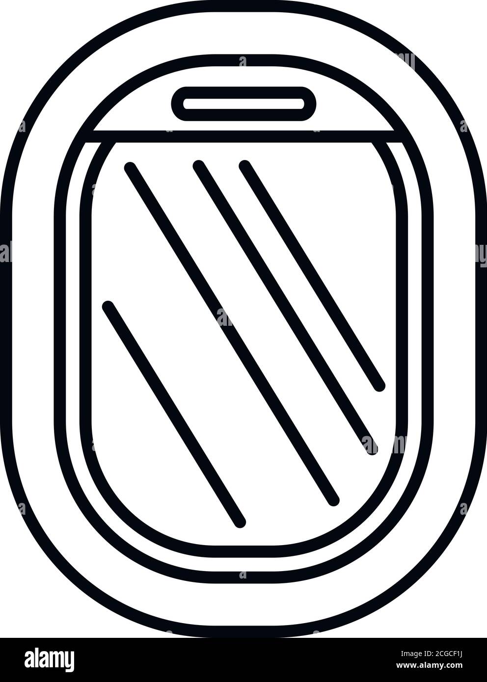Aircraft repair window icon. Outline aircraft repair window vector icon ...