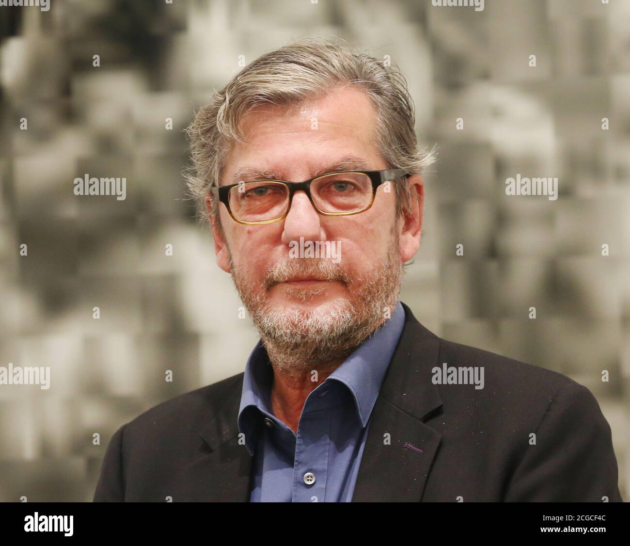 Duesseldorf, Germany. 10th Sep, 2020. Before the start of his press ...