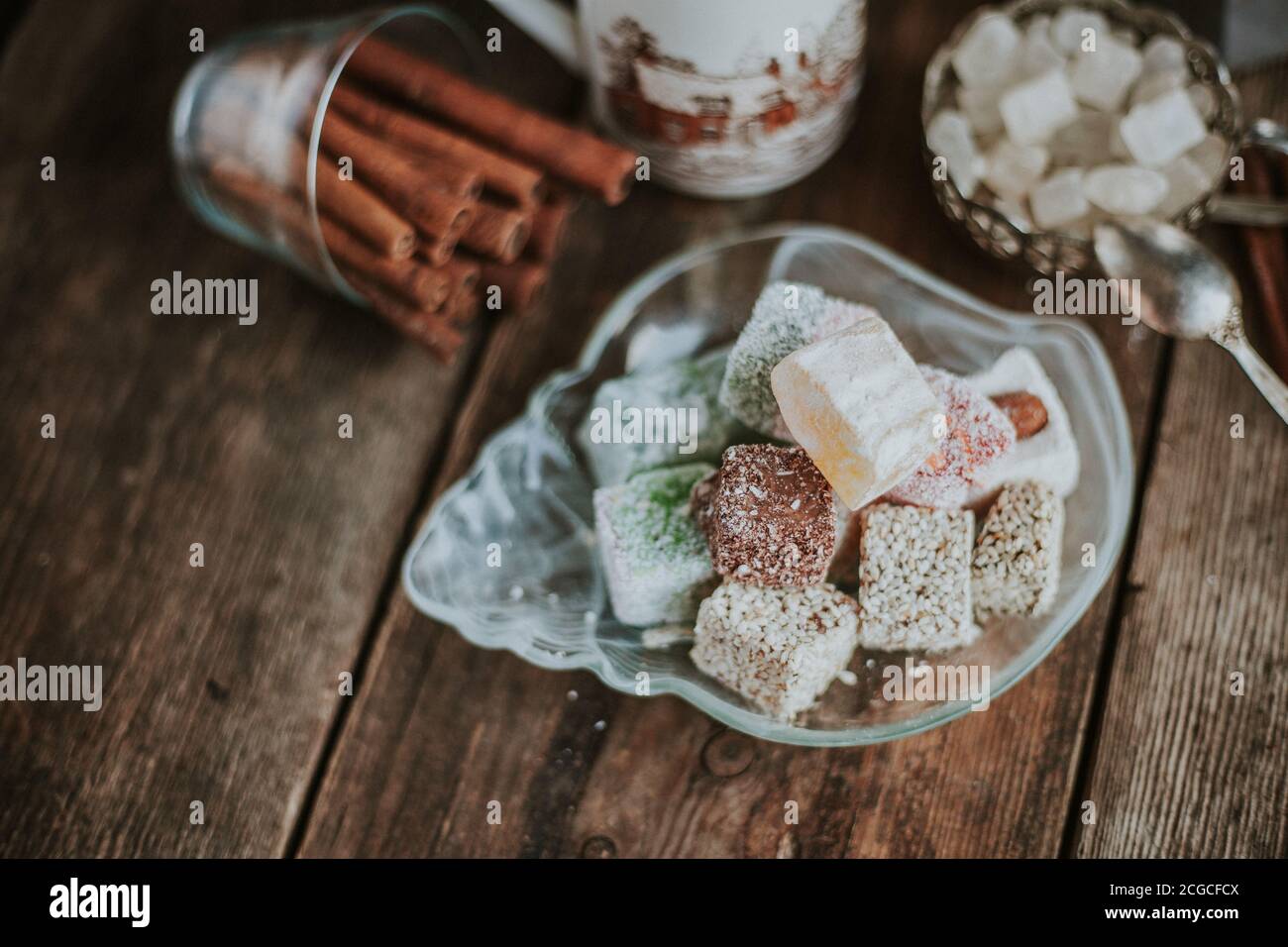 Turkish Delight - a gelatinous sweet confection traditionally made of ...