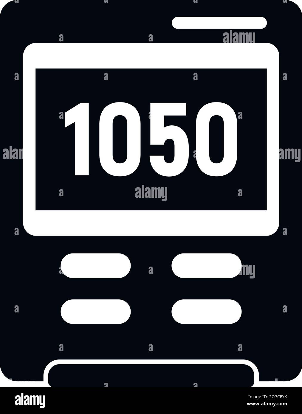 Dashboard barometer icon. Simple illustration of dashboard barometer ...