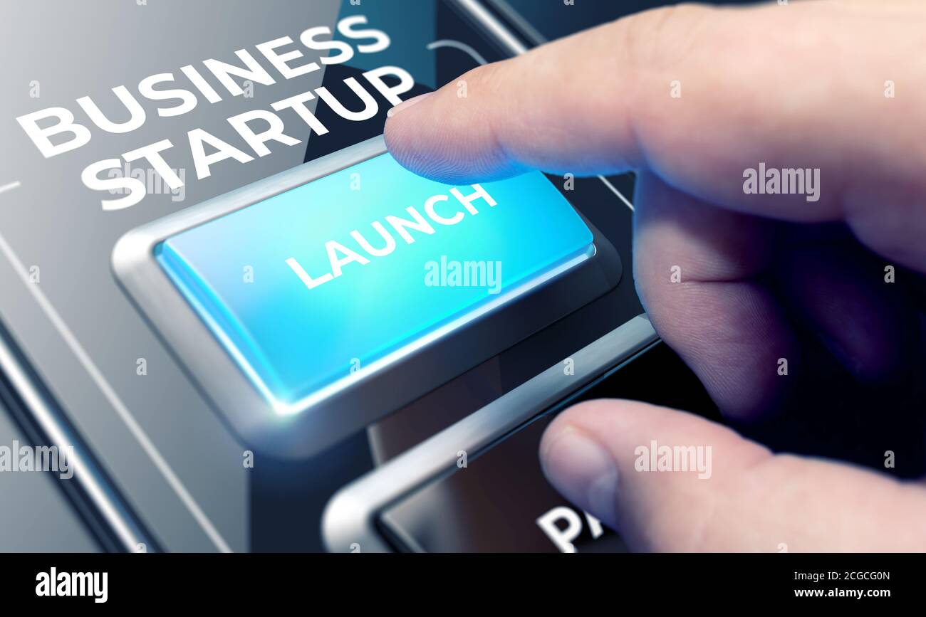 Pressing launch button hi-res stock photography and images - Alamy