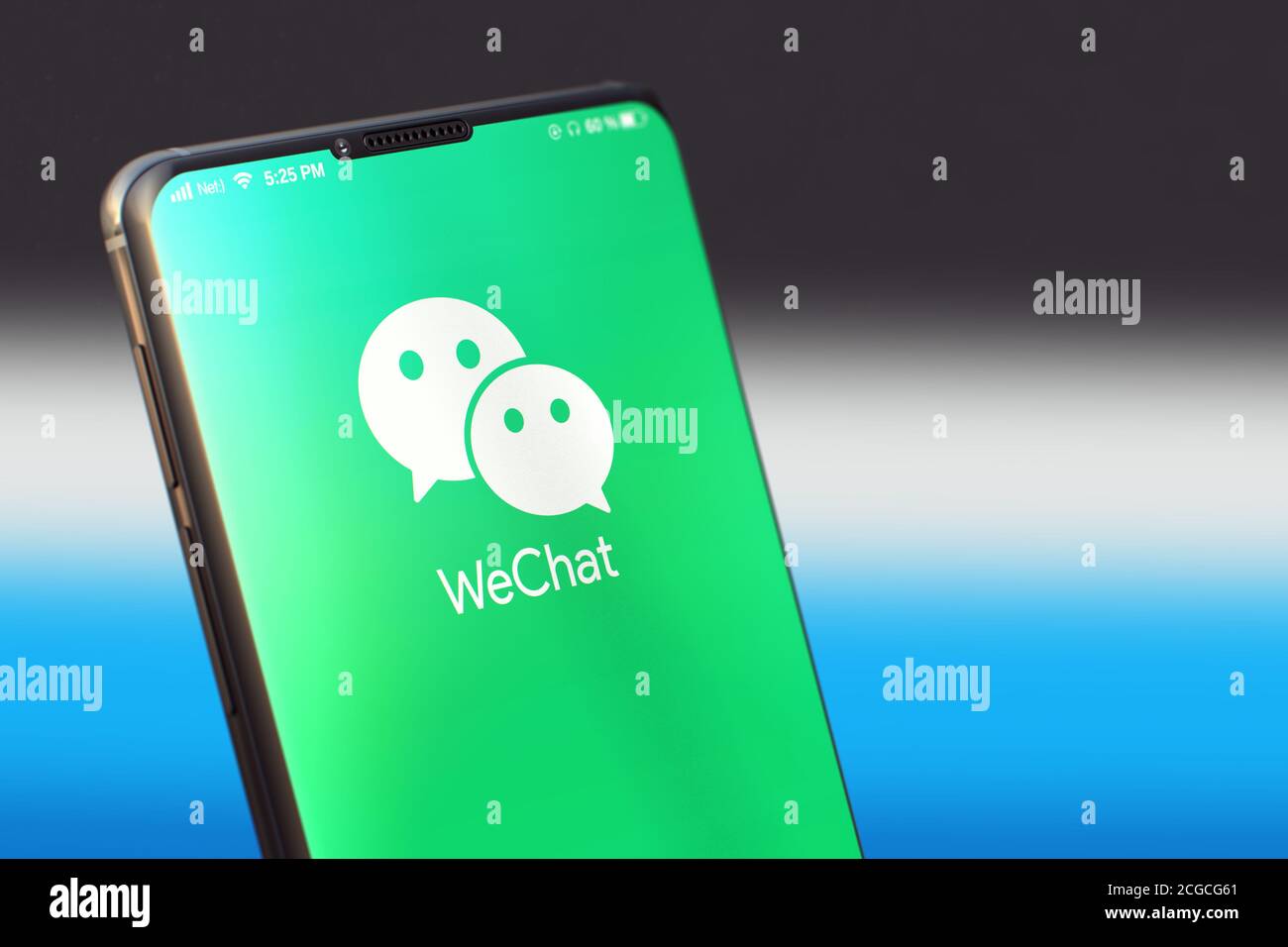 Wechat logo hi-res stock photography and images - Alamy