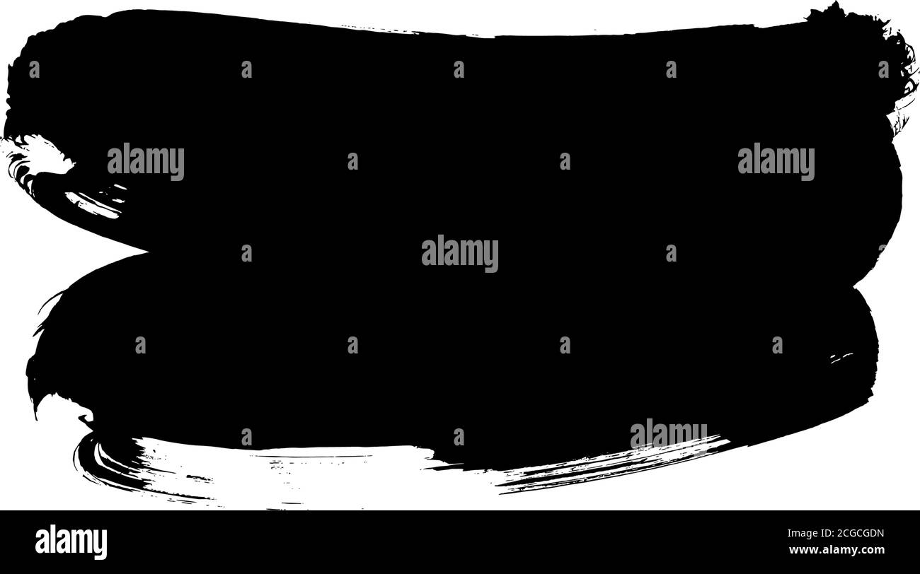 Vector black paint, ink brush stroke Stock Vector Image & Art - Alamy