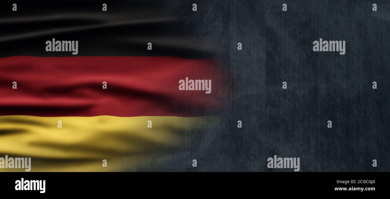 Germany National Holiday. German flag with dark background and national ...