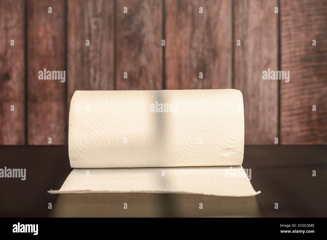 paper roll for kitchen in a sunny morning Stock Photo - Alamy