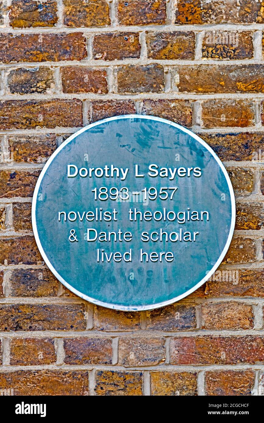 Dorothy l sayers plaque hi-res stock photography and images - Alamy
