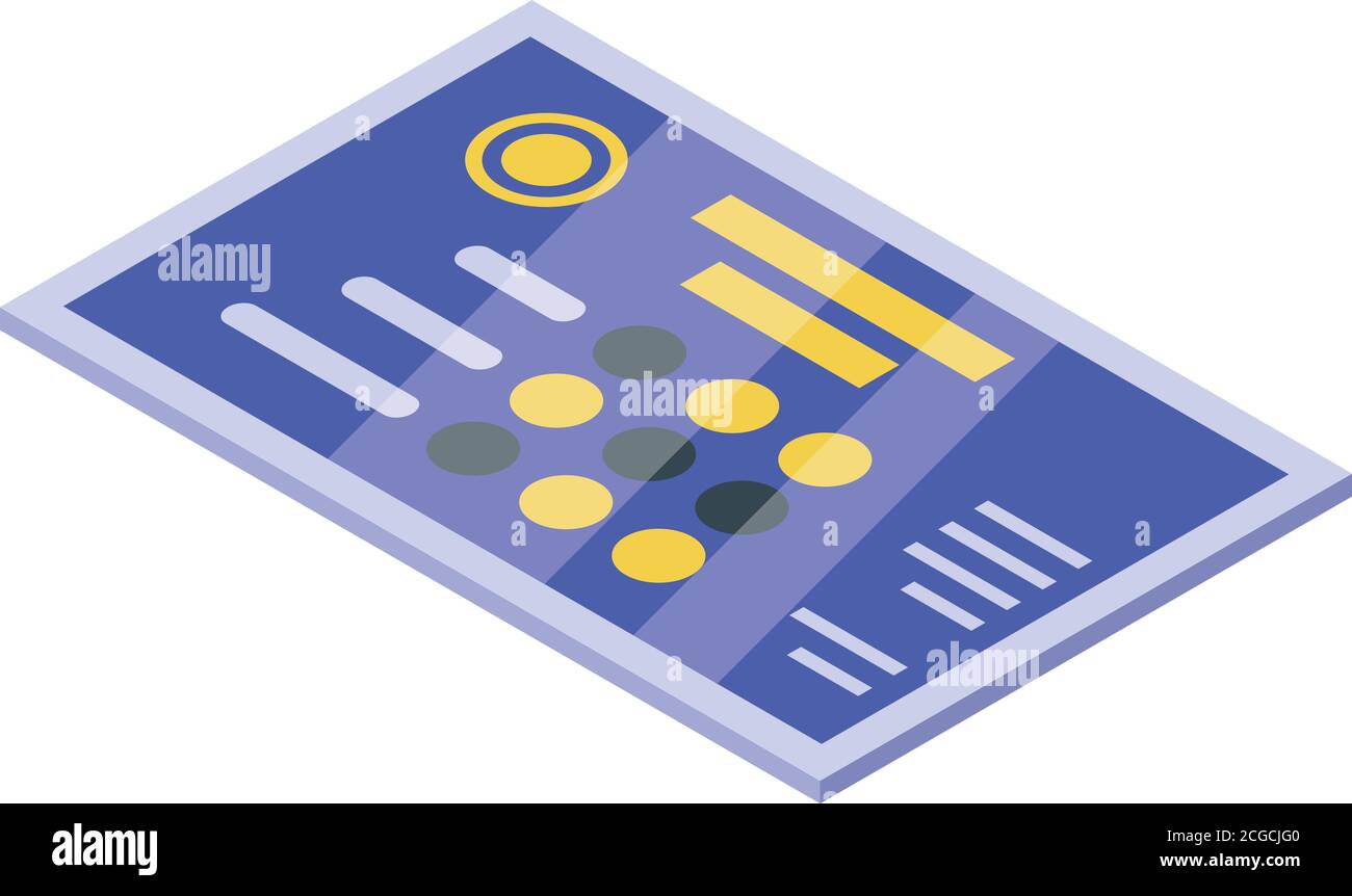 Lottery ticket card icon, isometric style Stock Vector Image & Art - Alamy