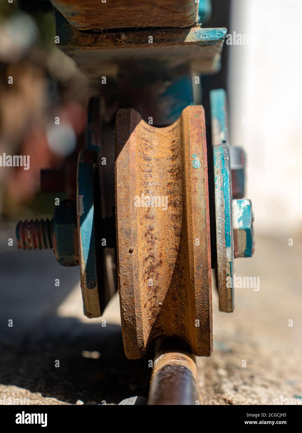 Railing wheel hi-res stock photography and images - Alamy