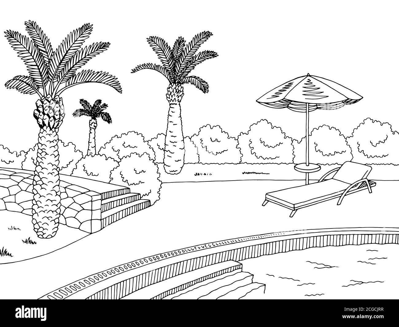 Pool Clip Art Black And White