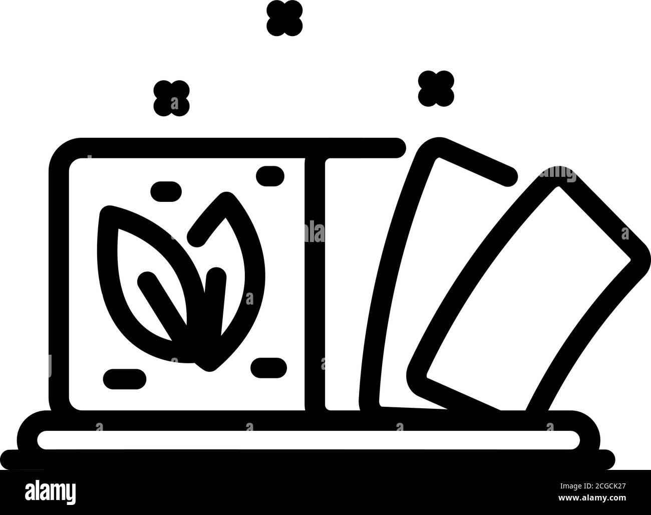 Greek feta cheese icon, outline style Stock Vector Image & Art - Alamy