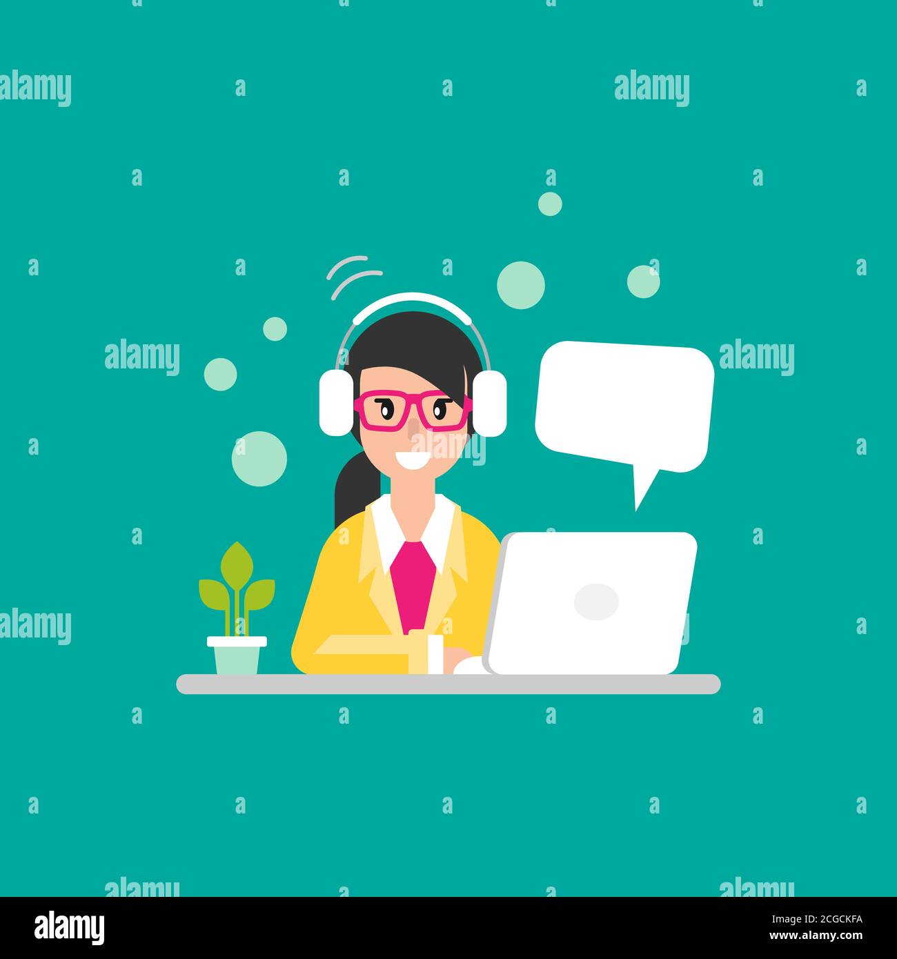Student teacher chat Stock Vector Images - Alamy