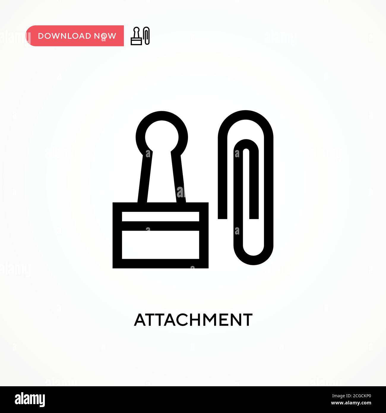 Person as attachment Stock Vector Images - Alamy