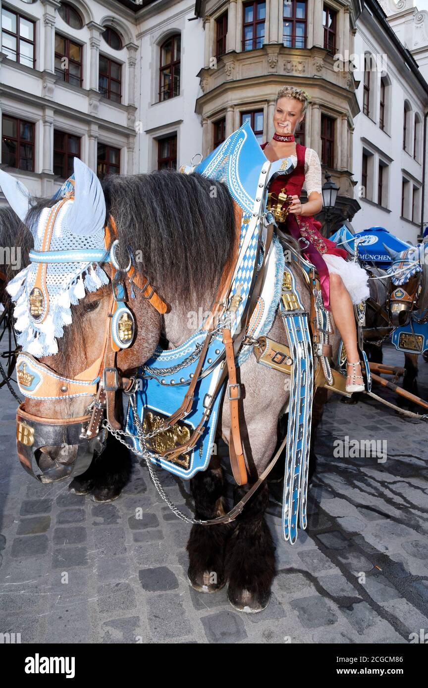 Munich, Deutschland. 09th Sep, 2020. Wiesn Playmate Natascha Hofmann at ...