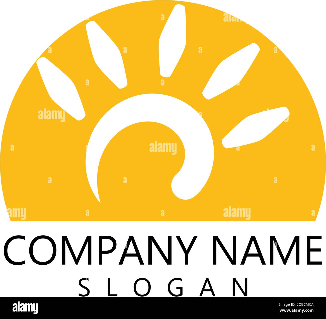 sun illustration logo vector icon template Stock Vector Image & Art - Alamy