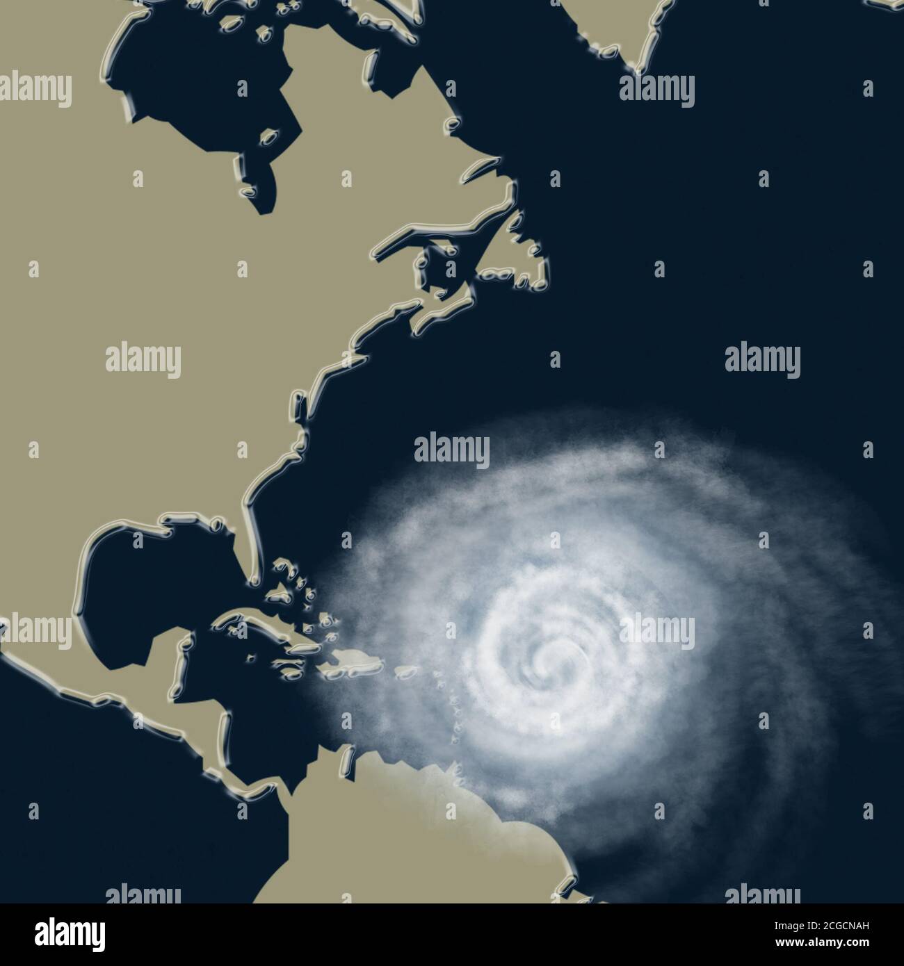 Category 4 Hurricane Damage High Resolution Stock Photography and ...