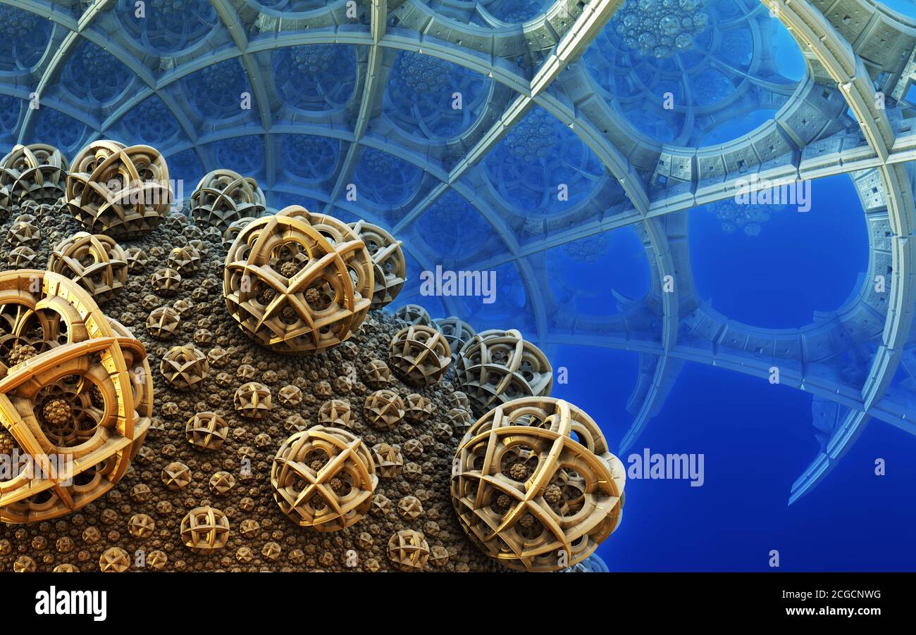 Fantastic background 3d abstract structures, fictional background Stock ...