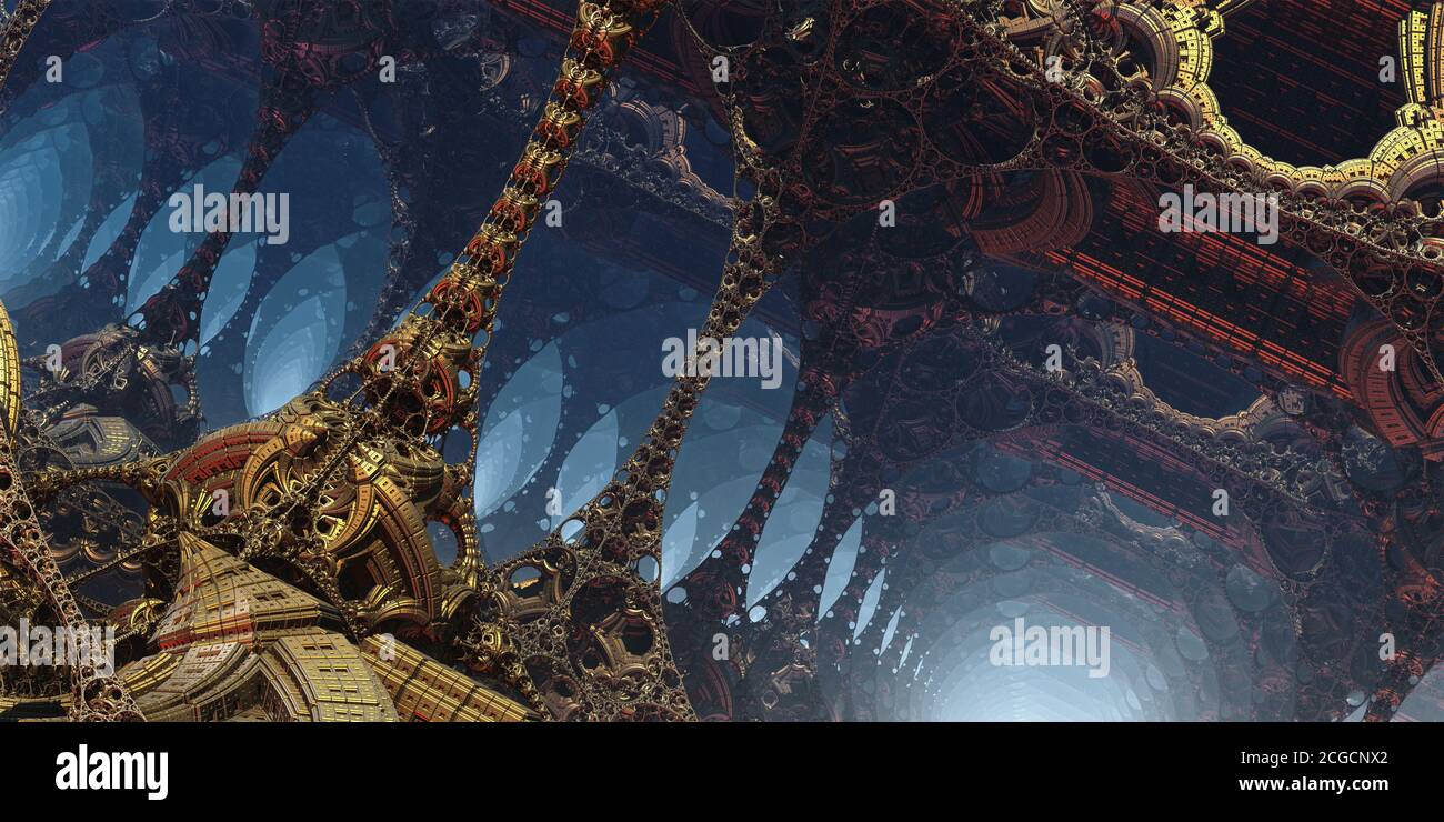 Fantastic background 3d abstract structures, fictional background Stock ...