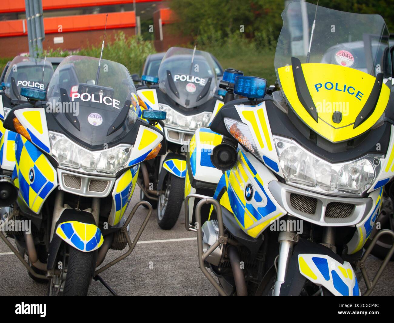 German police motorcycle hi-res stock photography and images - Alamy