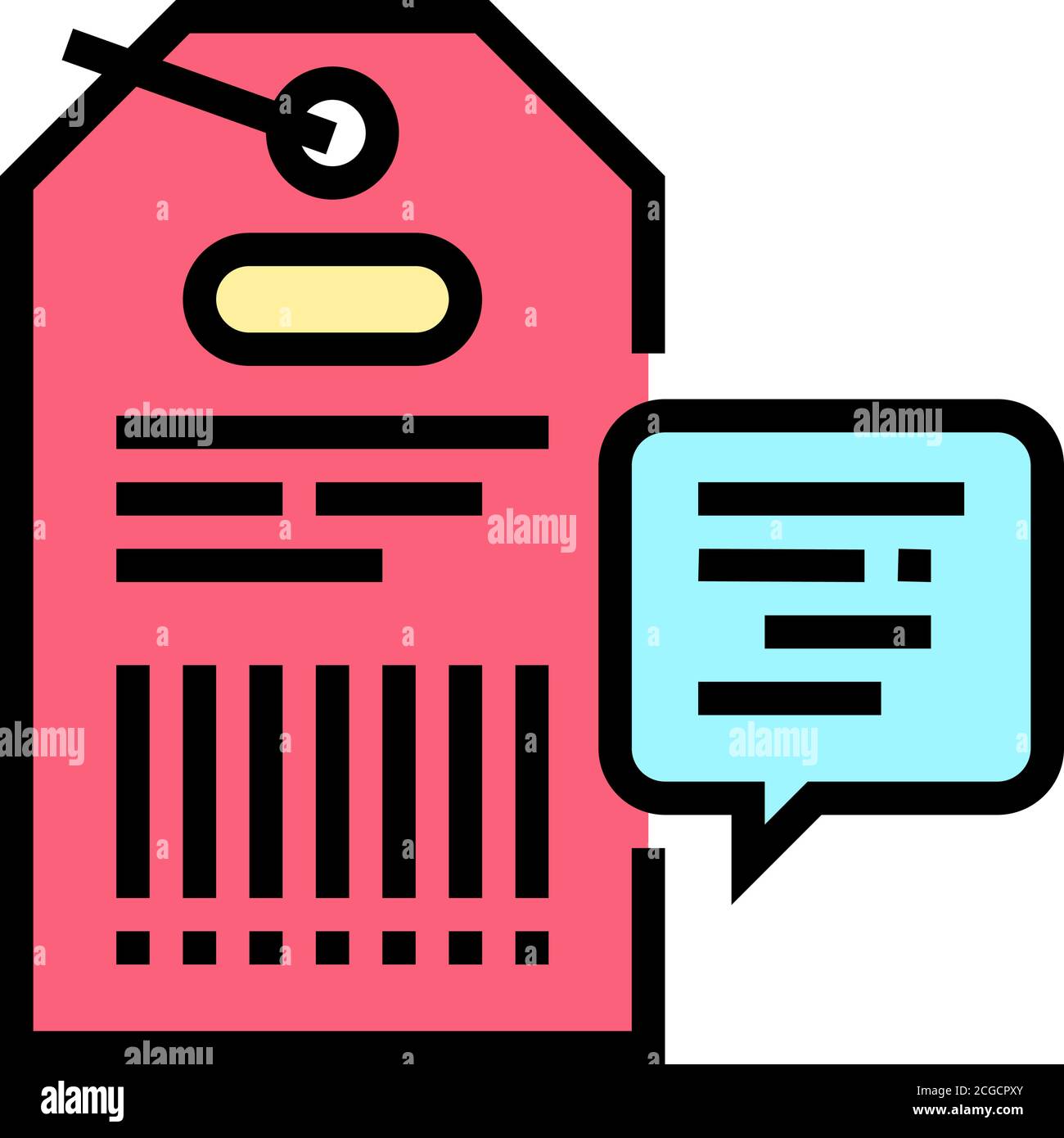 qr code on label color icon vector isolated illustration Stock Vector ...