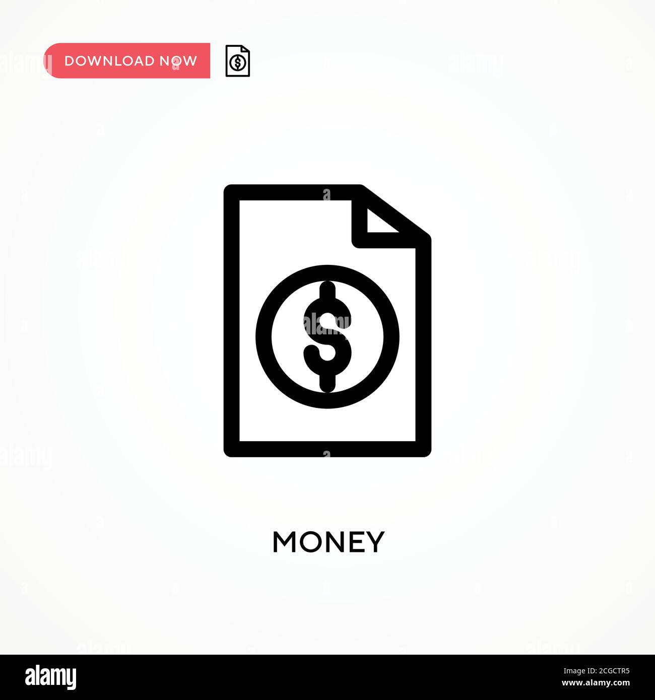 Money Simple vector icon. Modern, simple flat vector illustration for ...