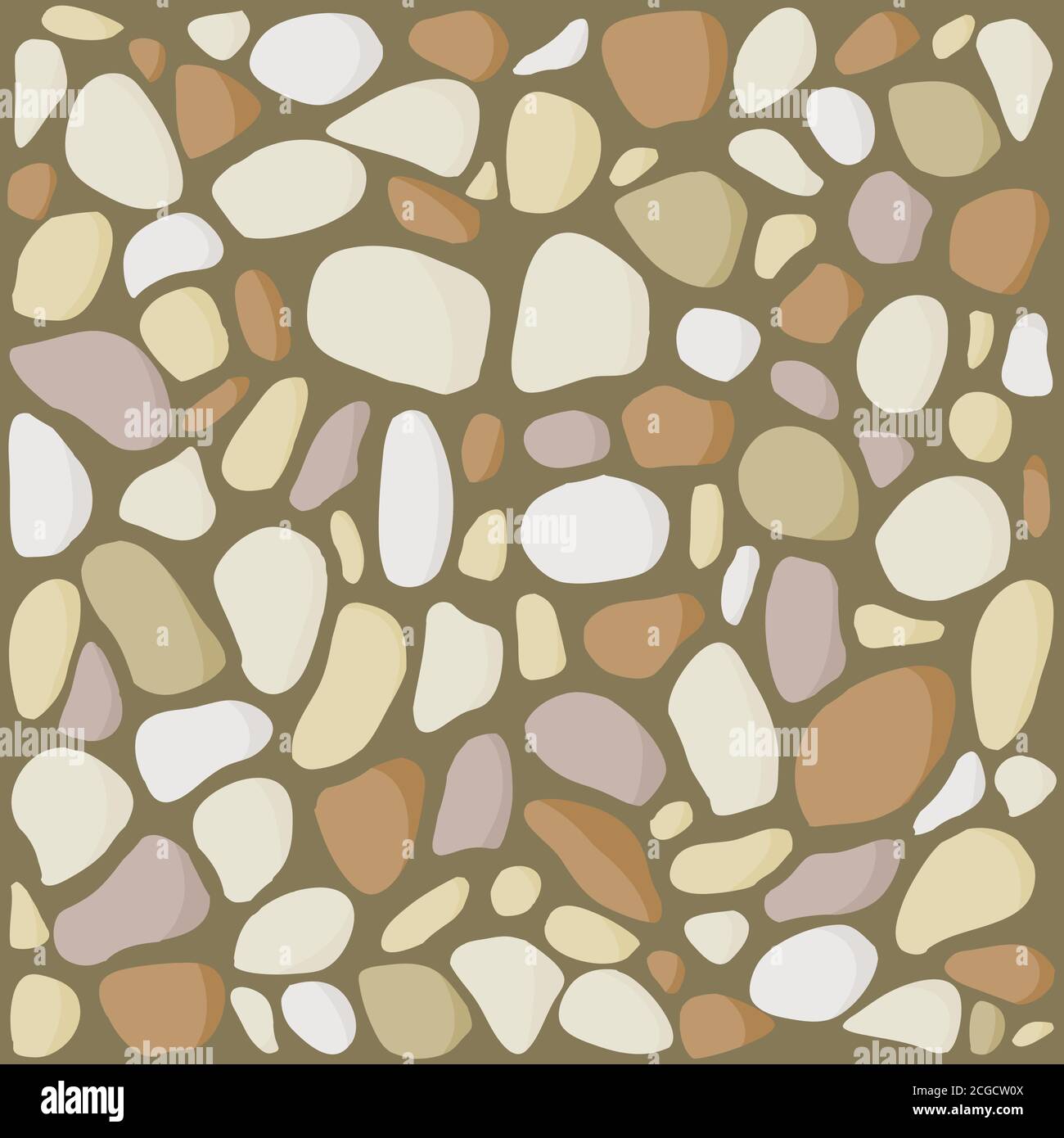 Sea pebbles background natural Stock Vector Images - Alamy
