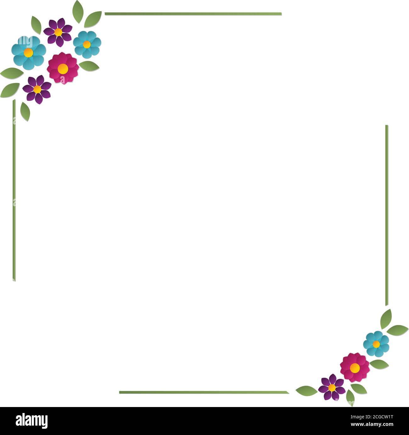 flower ,cut out style, vector graphic design element Stock Vector Image ...