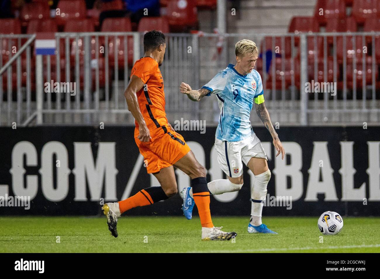 08-09-2020: Sport : Jong Oranje vs Jong Noorwegen Jong Noorwegen player ...