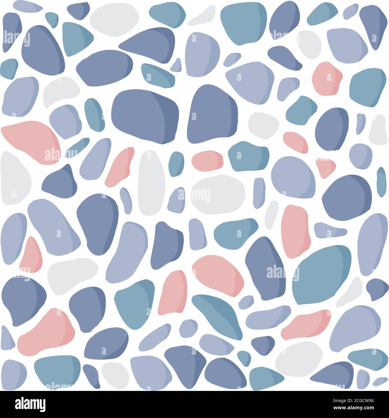 Colorful pebbles texture background Cut Out Stock Images & Pictures - Alamy