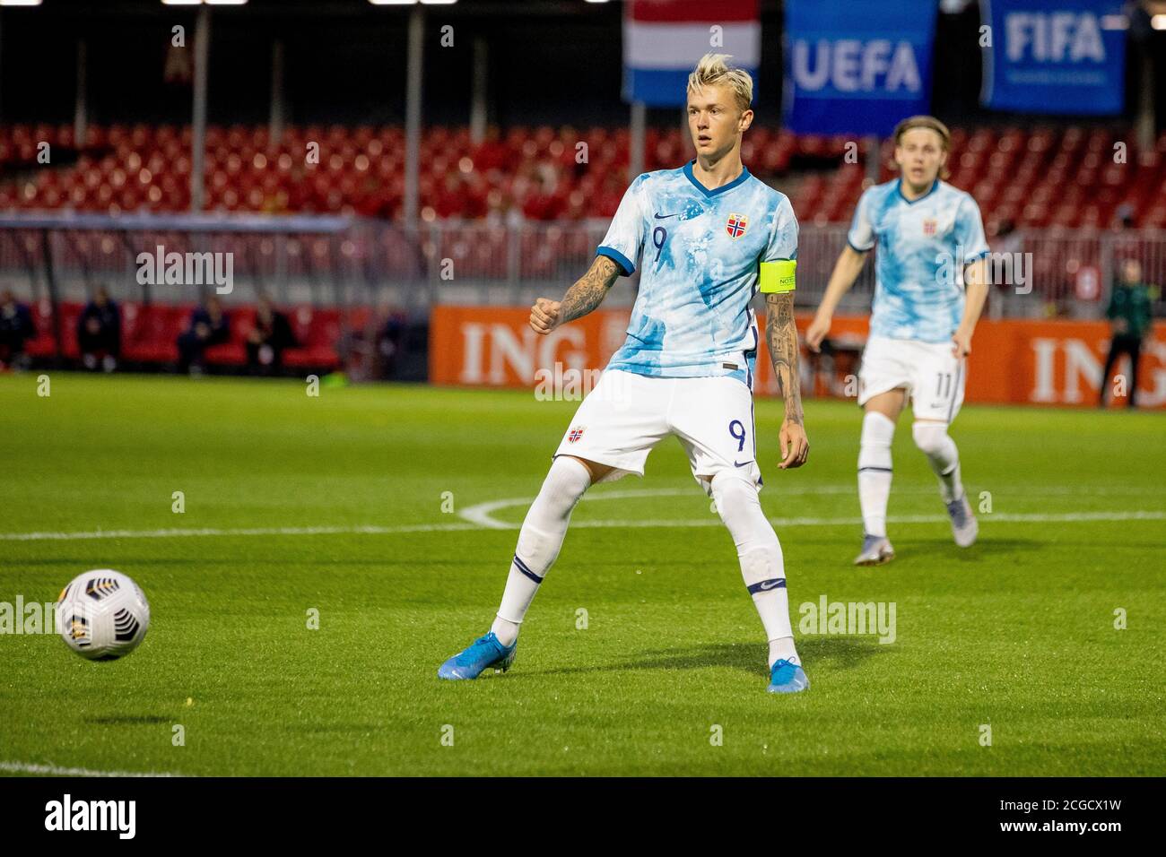 08-09-2020: Sport : Jong Oranje vs Jong Noorwegen Jong Noorwegen player ...