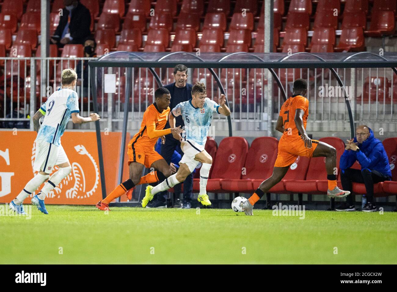 08-09-2020: Sport : Jong Oranje vs Jong Noorwegen Jong Oranje player ...