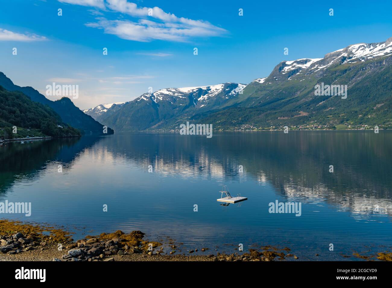 Breathtaking landscapes along the Hardanger fjord and its inner ...